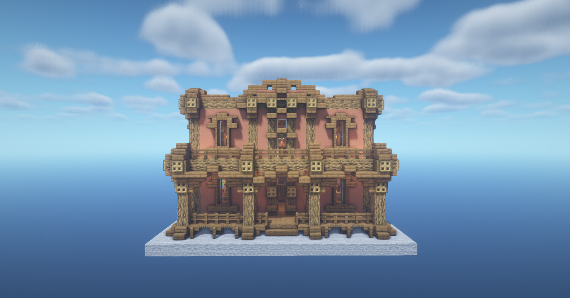 Small Western Saloon Minecraft Map