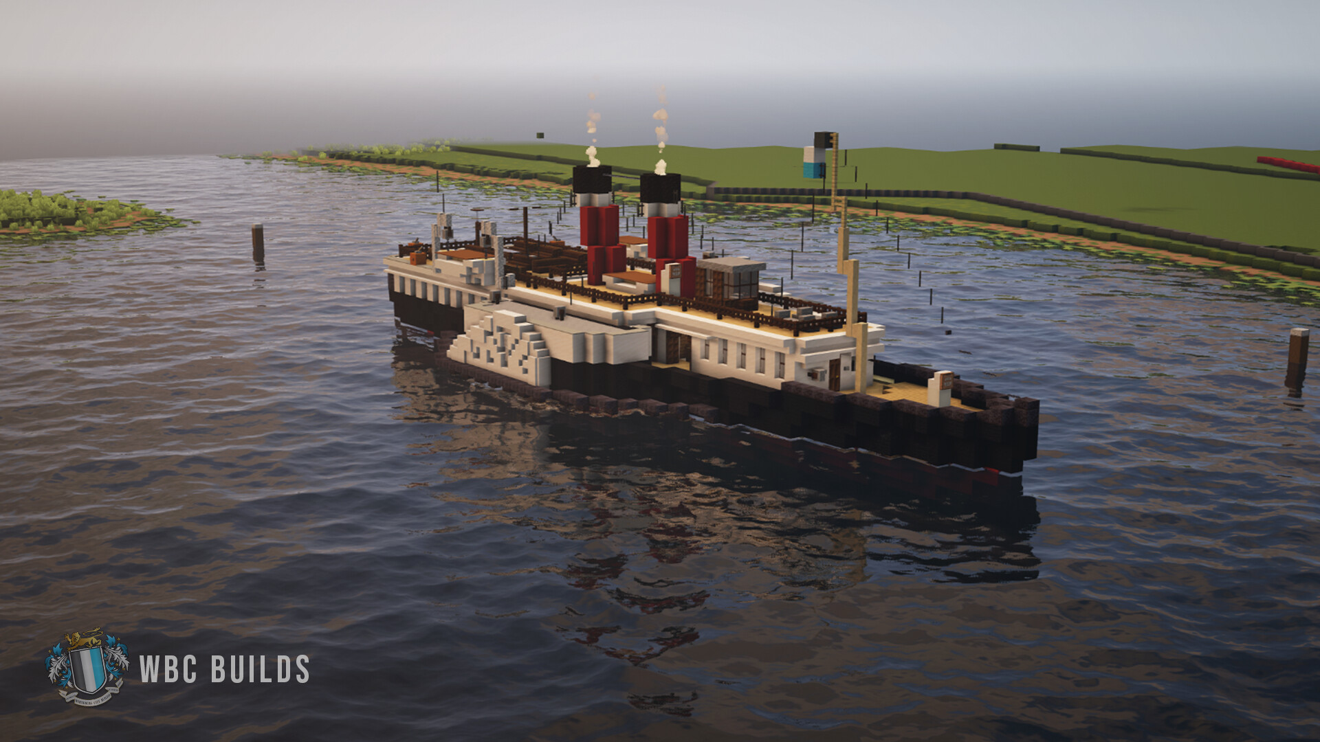Solent Class Paddle Steamers - Edwardian Passenger Ferry Minecraft Map