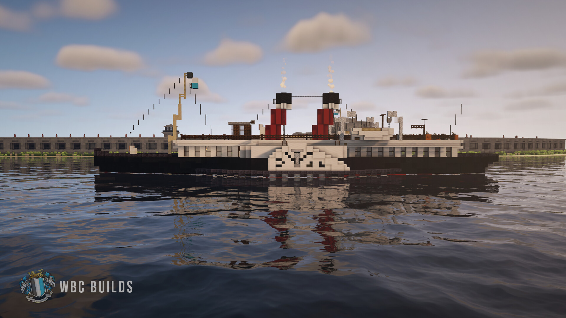 Solent Class Paddle Steamers - Edwardian Passenger Ferry Minecraft Map