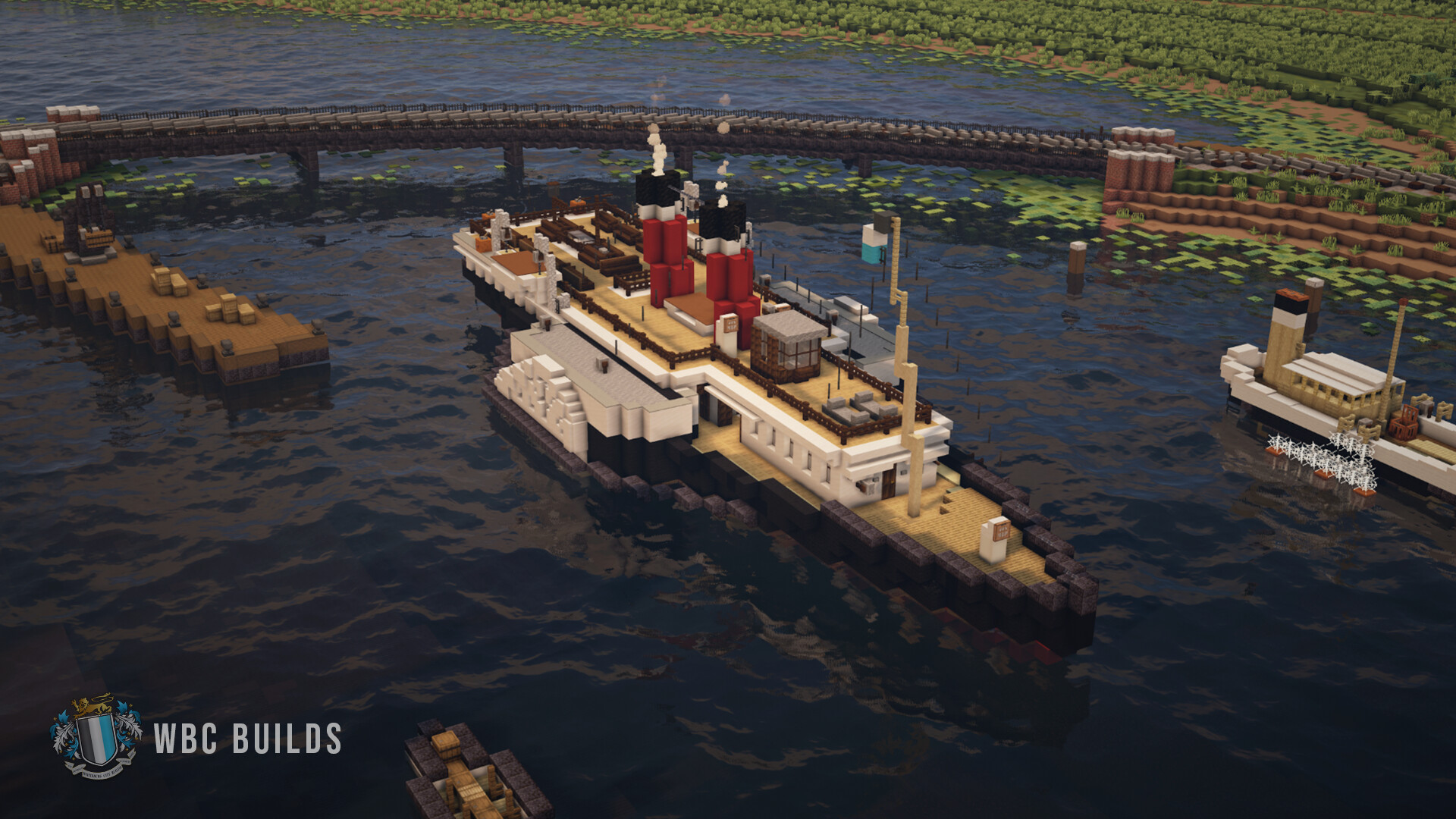 Solent Class Paddle Steamers - Edwardian Passenger Ferry Minecraft Map
