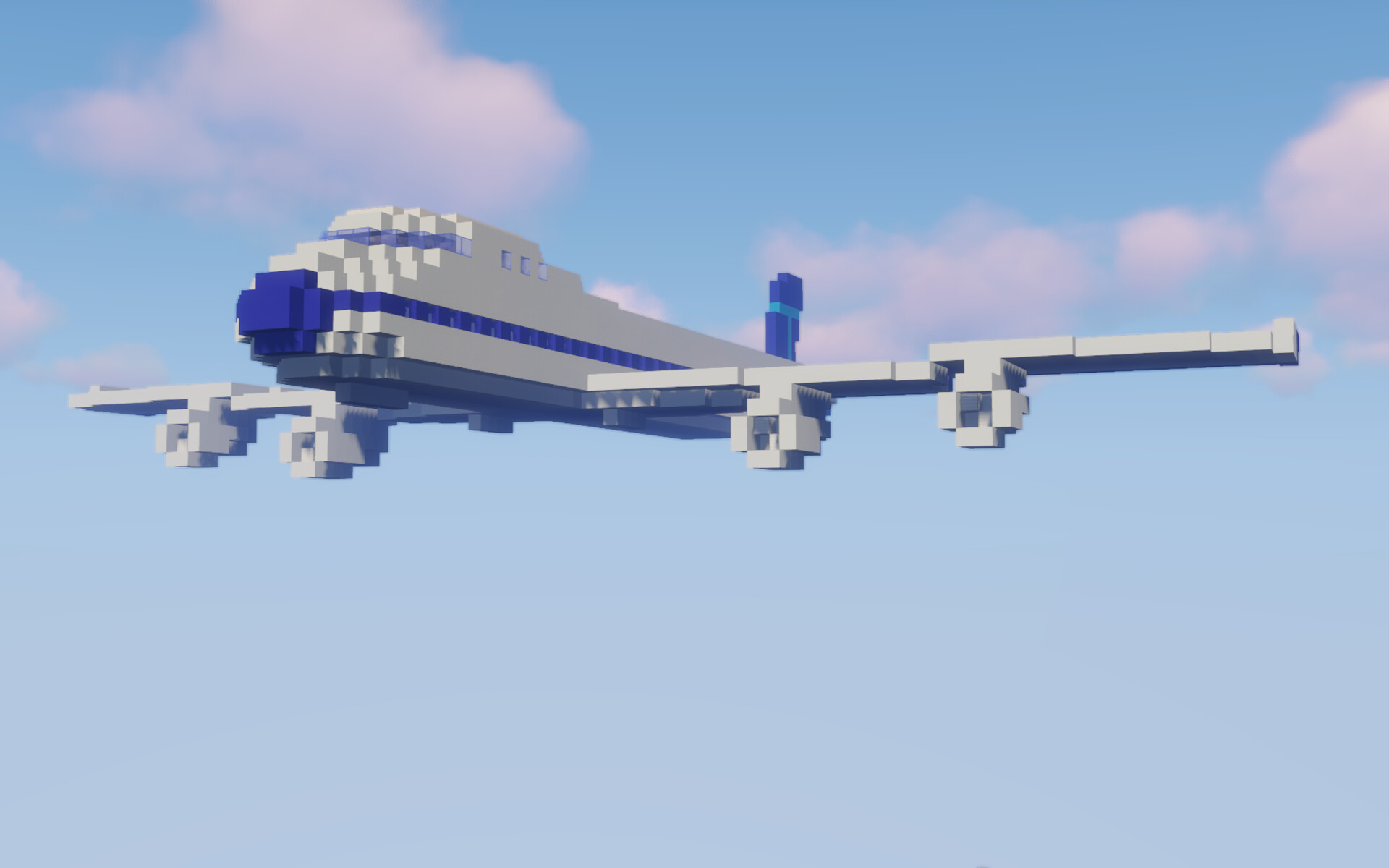 BOEING 747 Minecraft Map