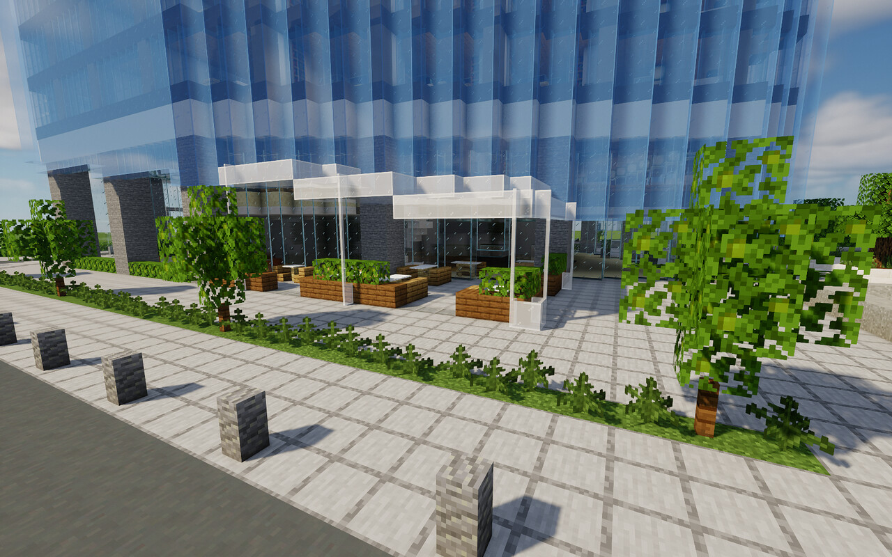 42 SPIRE Skyscraper Minecraft Map