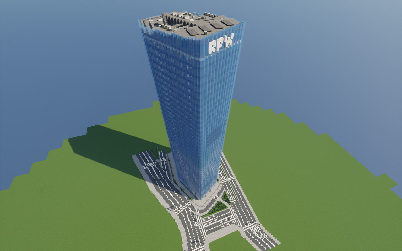 42 SPIRE Skyscraper Minecraft Map