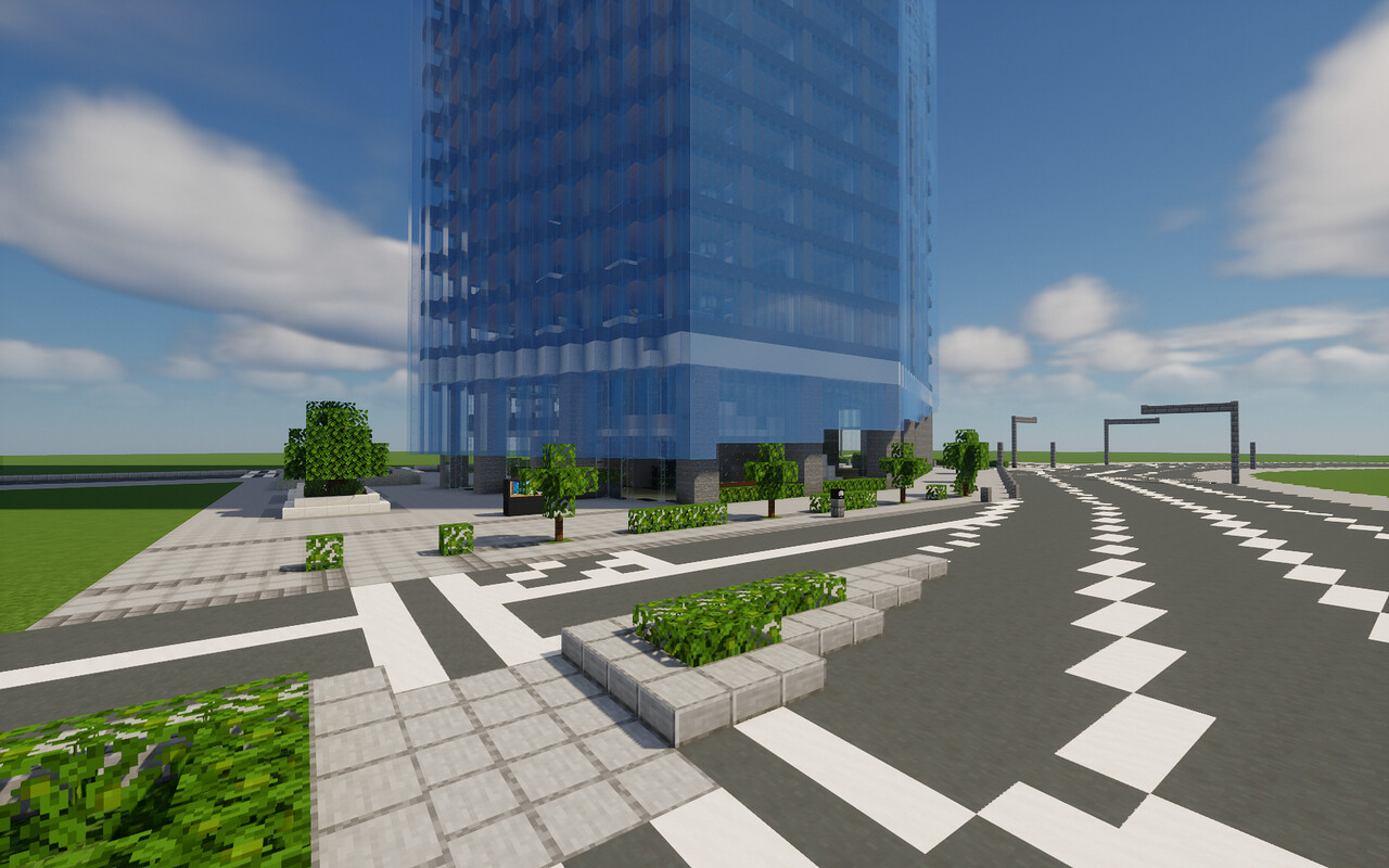 42 SPIRE Skyscraper Minecraft Map