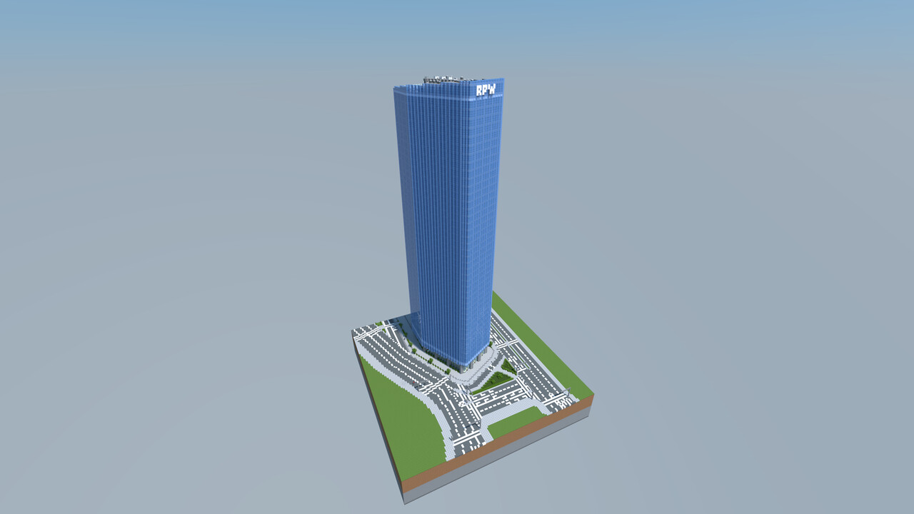 42 SPIRE Skyscraper Minecraft Map