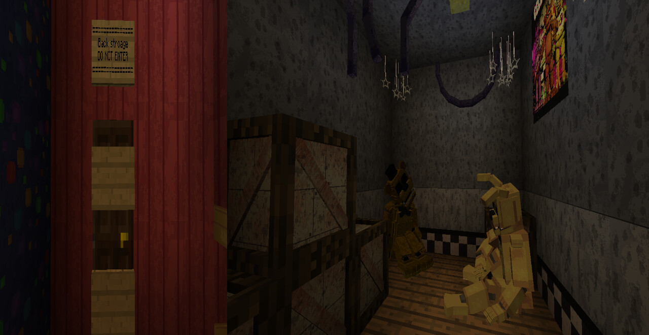 *Updated* FNAF 1 pizzeria Minecraft Map