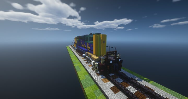 ATSF SD40-2 Minecraft Map