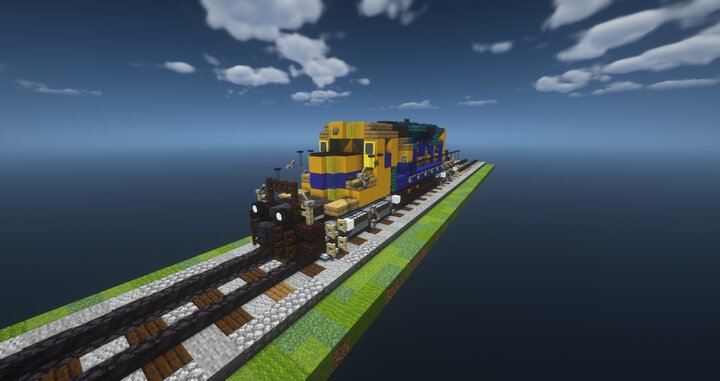 ATSF SD40-2 Minecraft Map