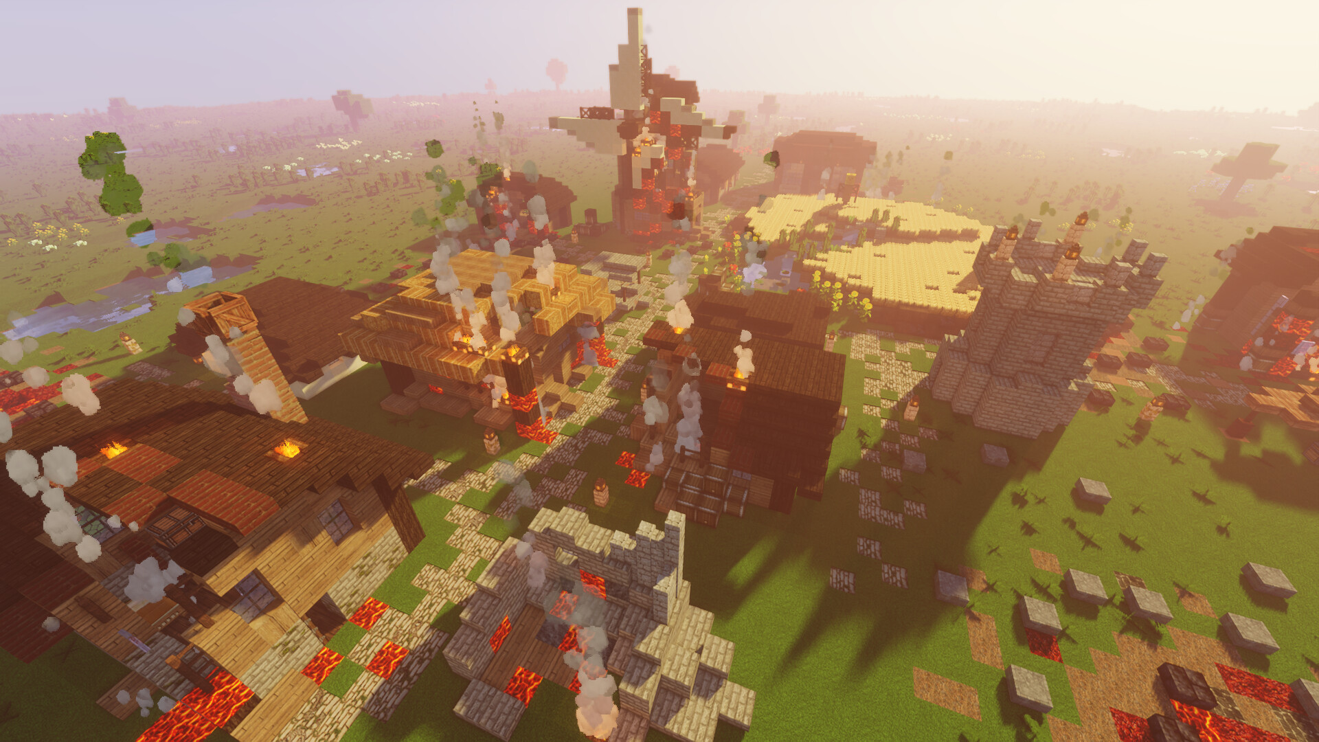 The Nether-Attack Minecraft Map