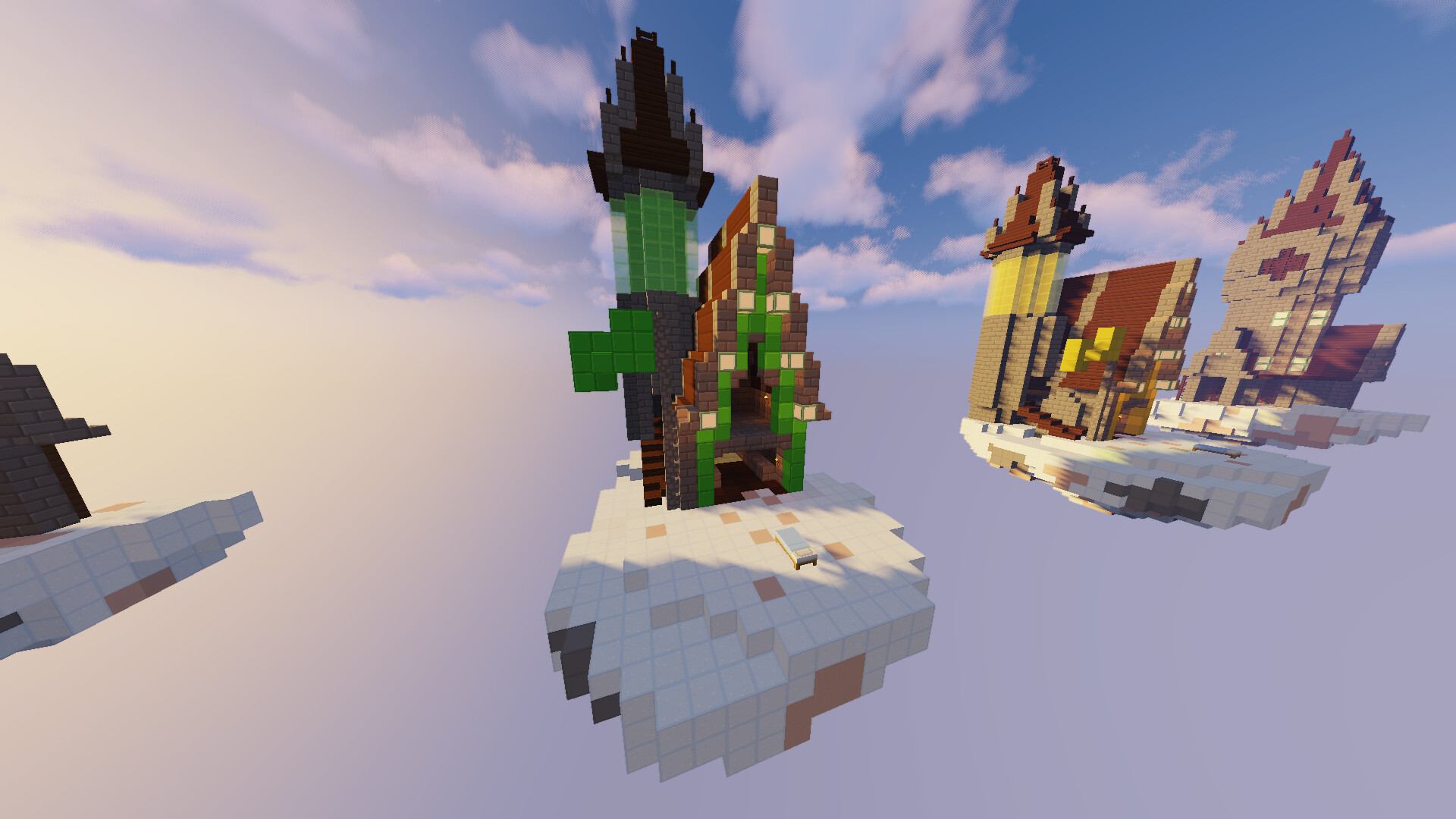 Bedwars map Winter energy Minecraft Map