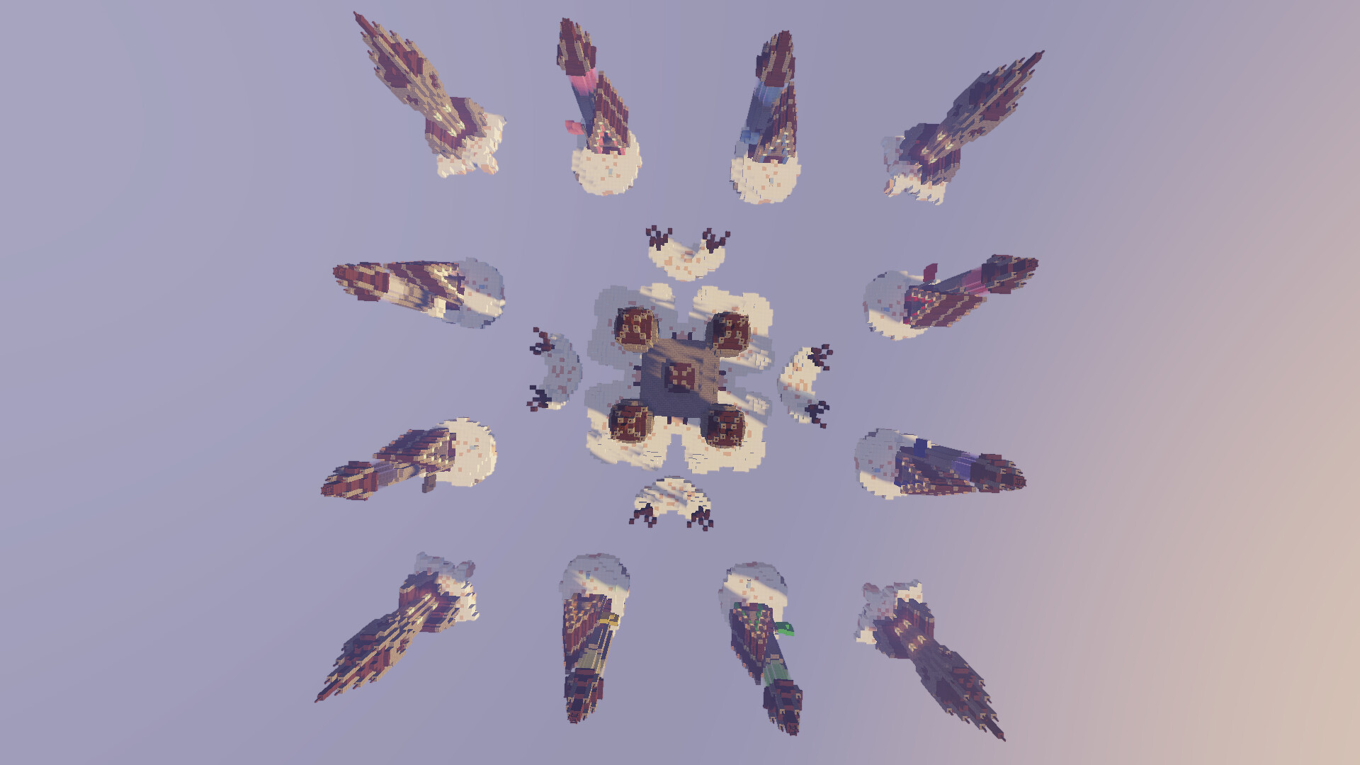 Bedwars map Winter energy Minecraft Map