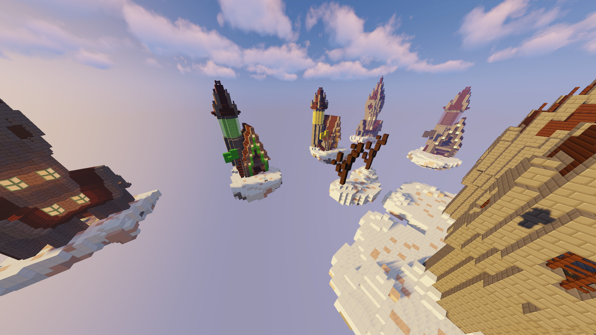 Bedwars map Winter energy Minecraft Map