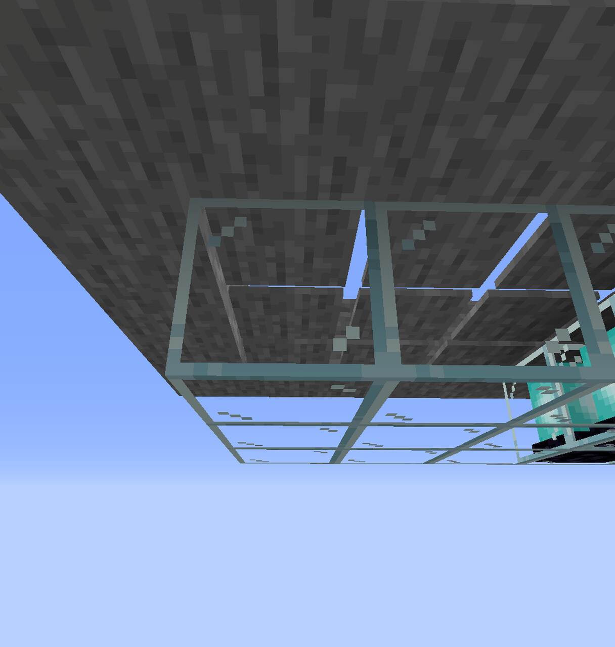 One way view down to up and side to up Minecraft Map