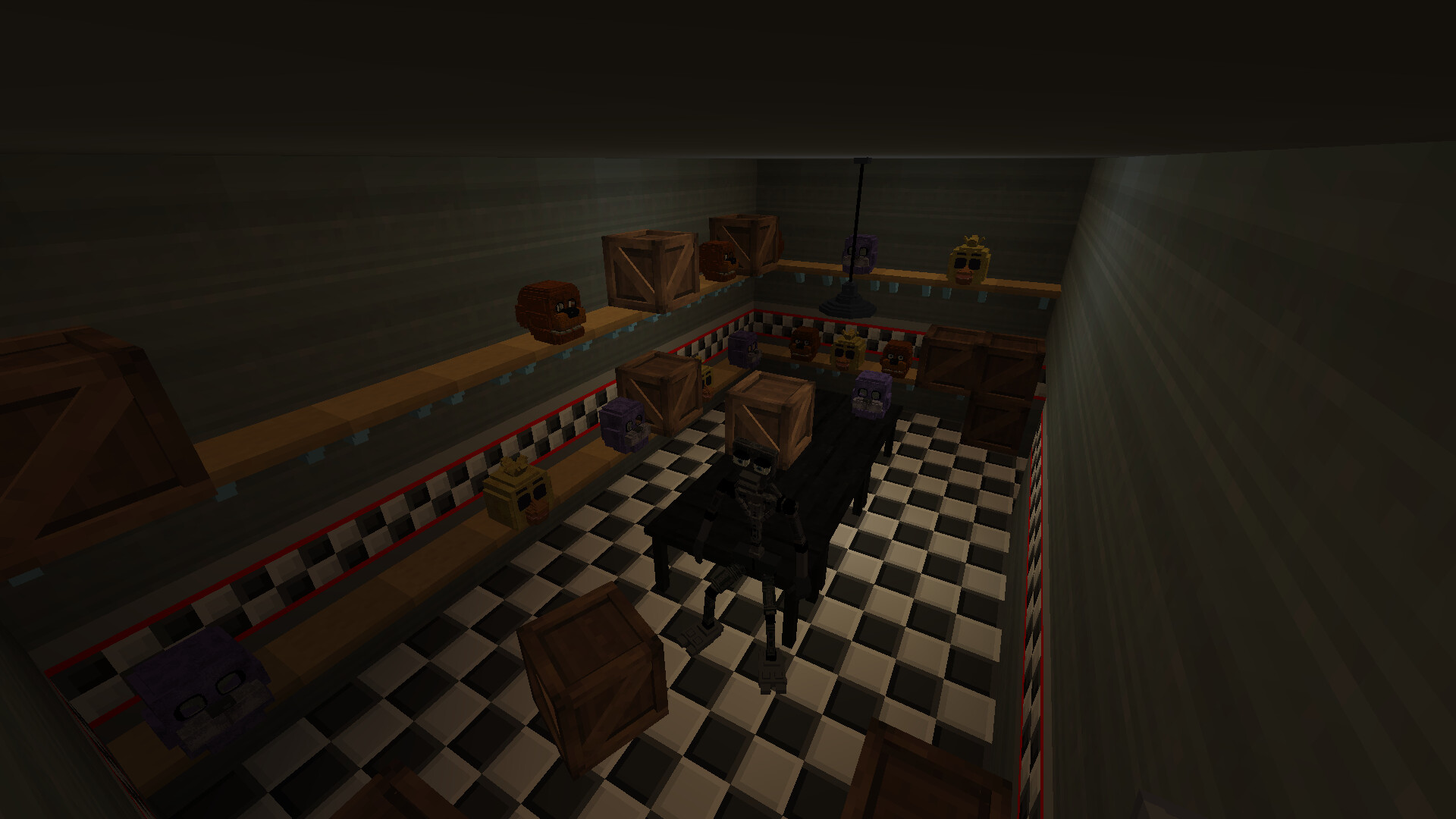 Five Night's at Freddy's : Blocks Wanted Minecraft Map