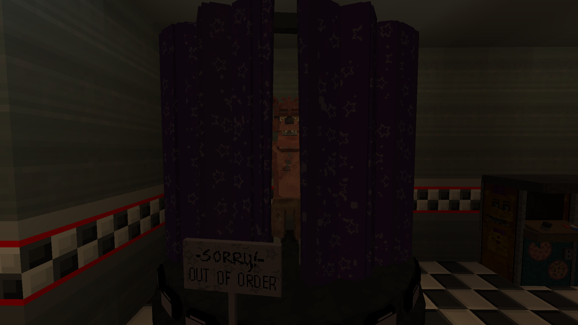 Five Night's at Freddy's : Blocks Wanted Minecraft Map