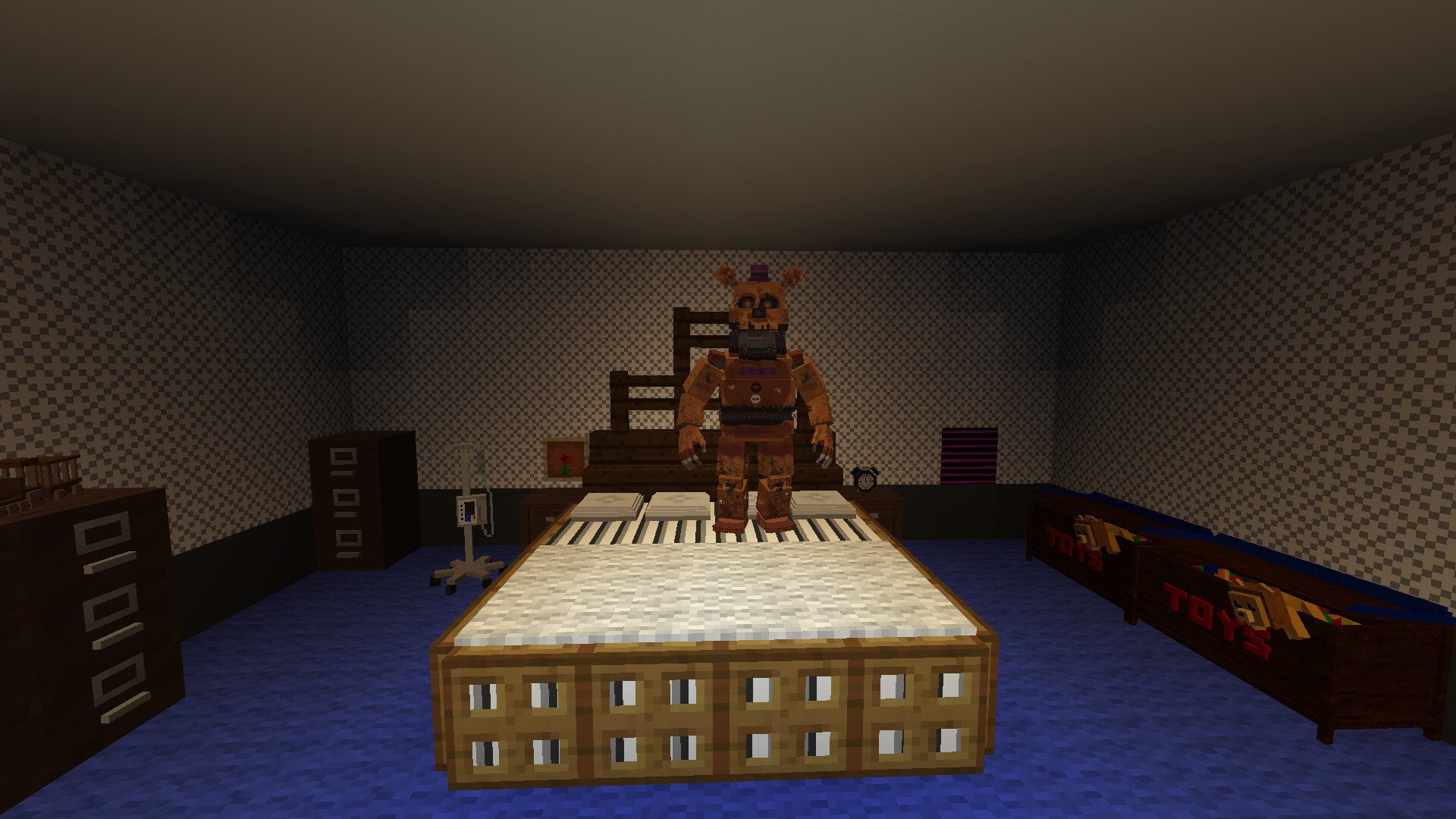 Five Night's at Freddy's : Blocks Wanted Minecraft Map