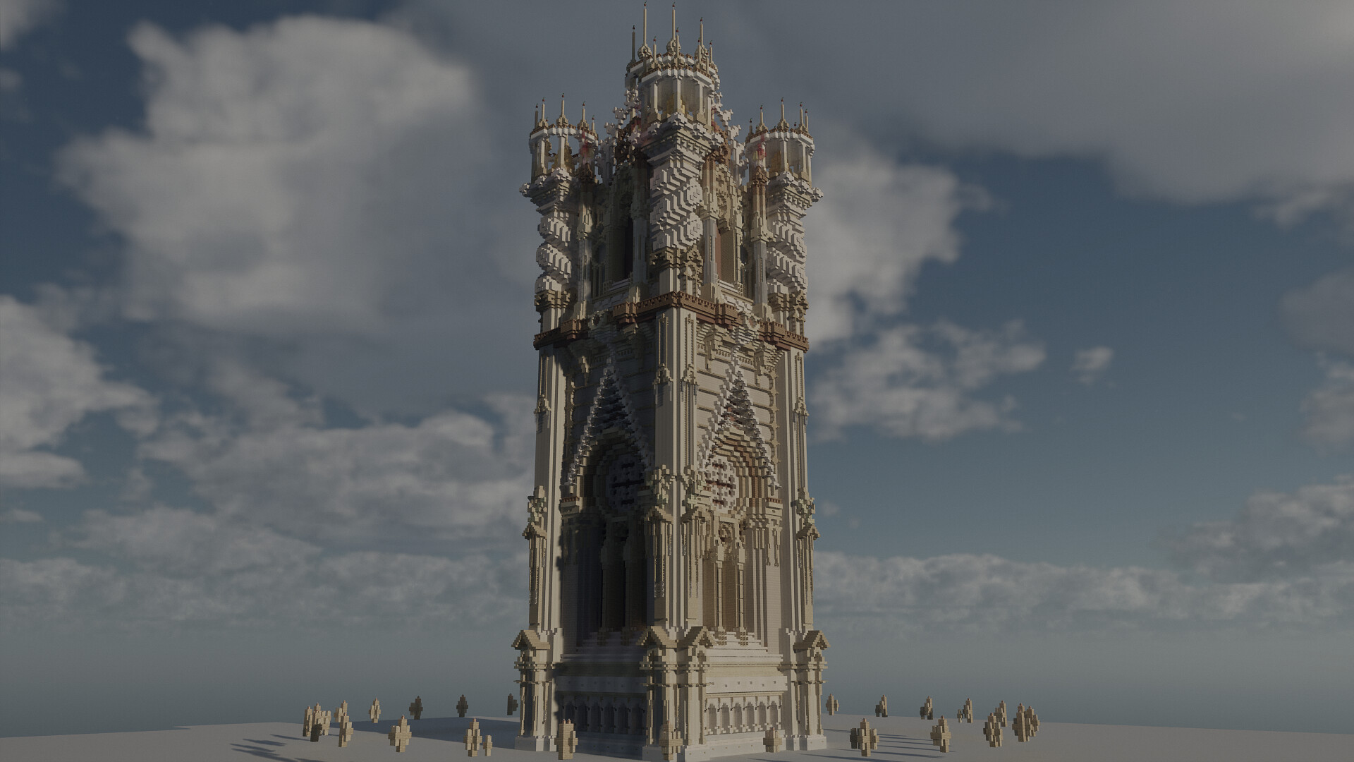 gothic tower || 27 hrs 1.16.5 Minecraft Map