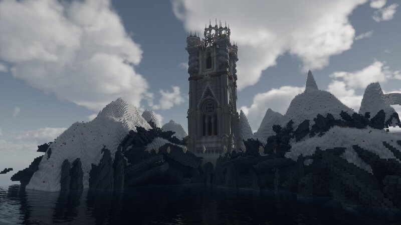 gothic tower || 27 hrs 1.16.5 Minecraft Map