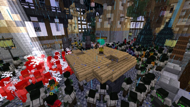 40 WAVES OF THE UNDEAD Minecraft Map