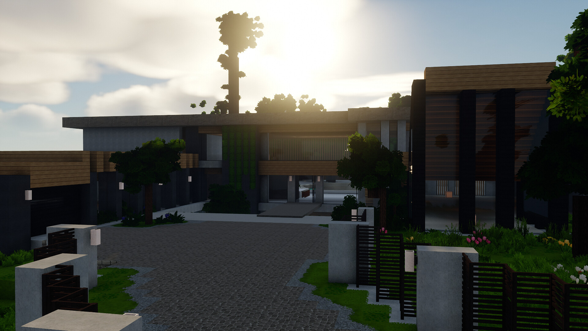 10701 Levico Way // LA Inspired Modern house Minecraft Map