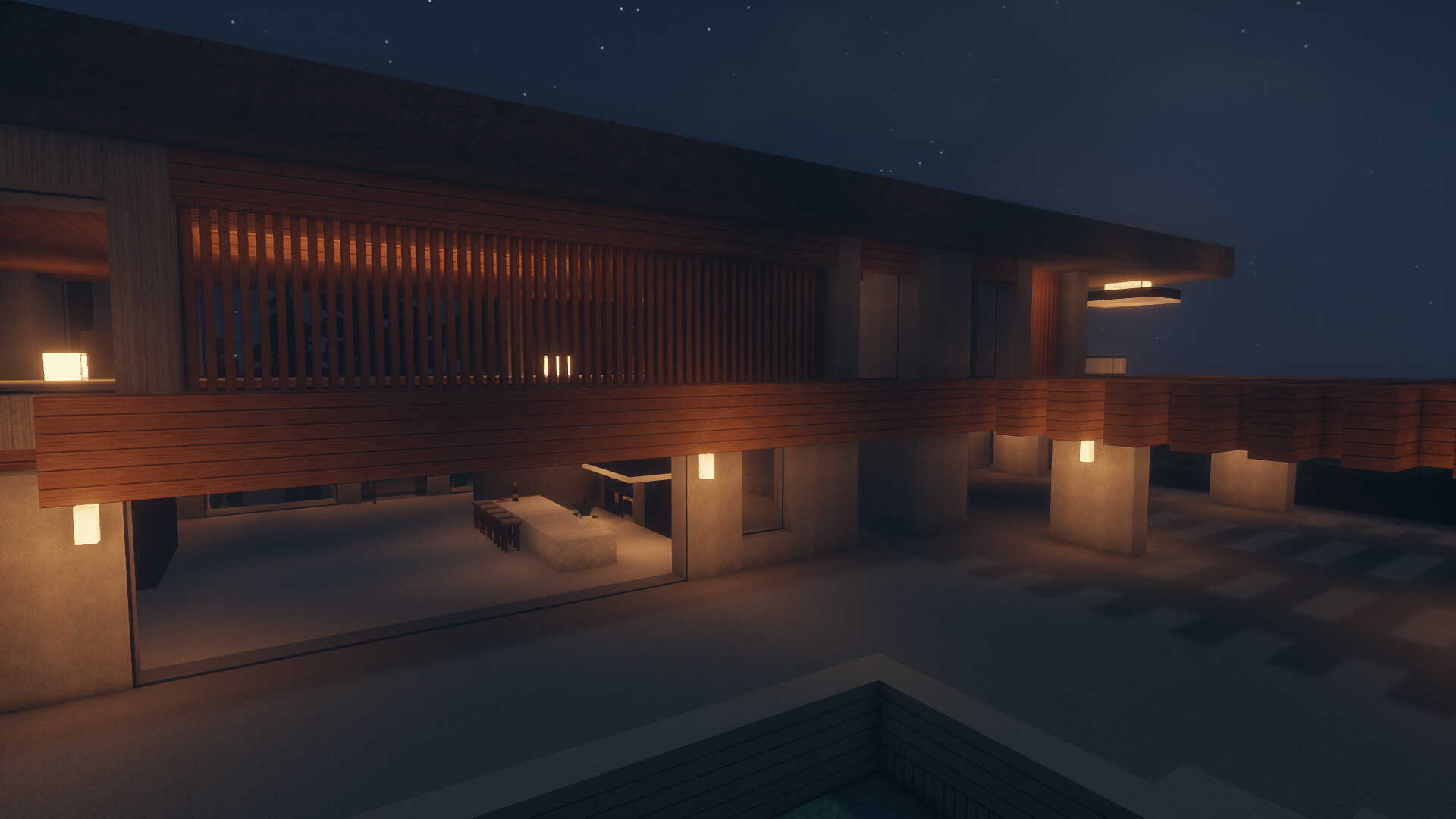 10701 Levico Way // LA Inspired Modern house Minecraft Map