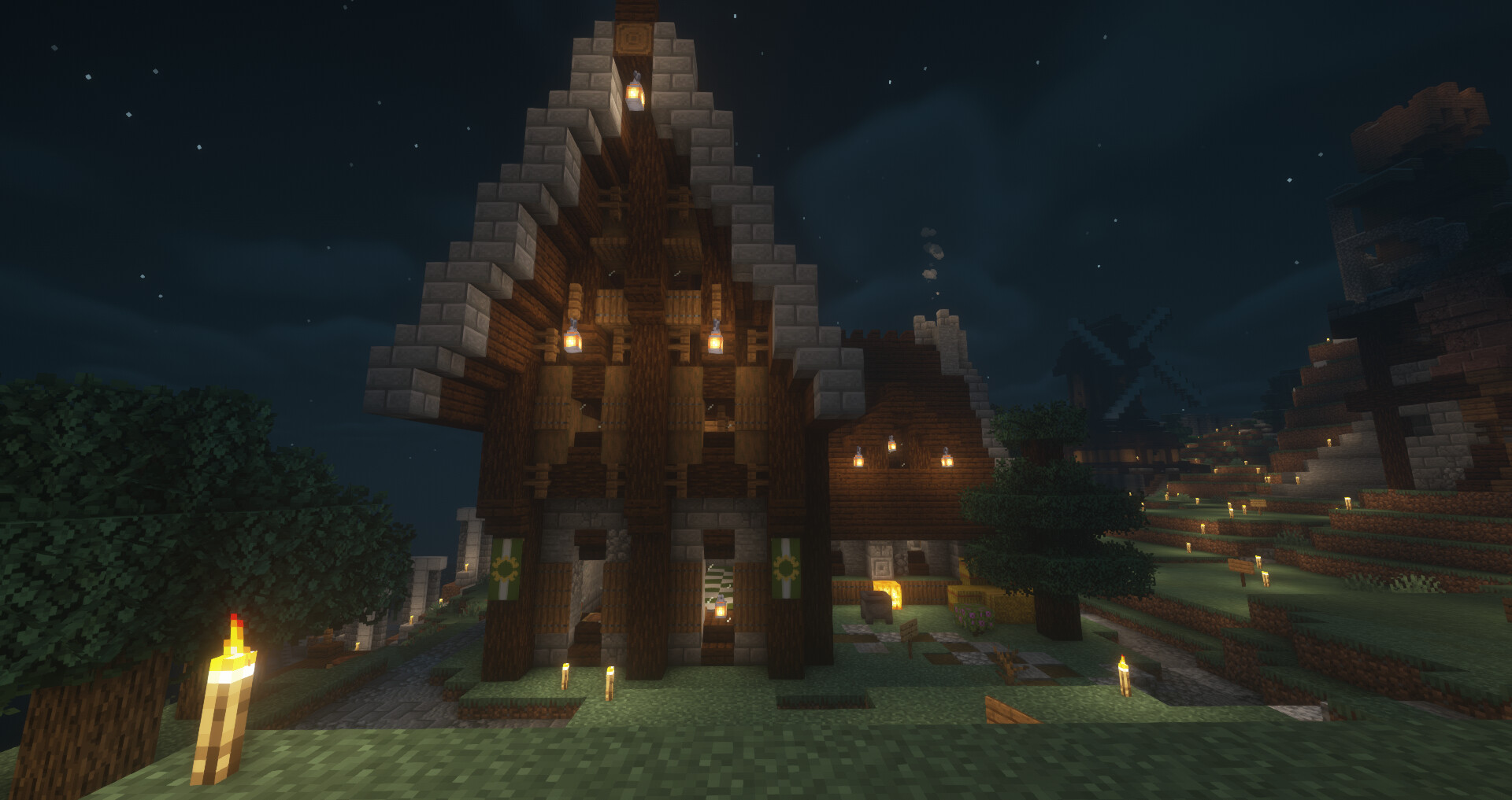 Medieval manor house Minecraft Map