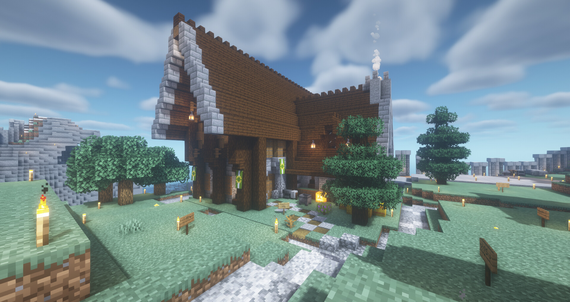 Medieval manor house Minecraft Map