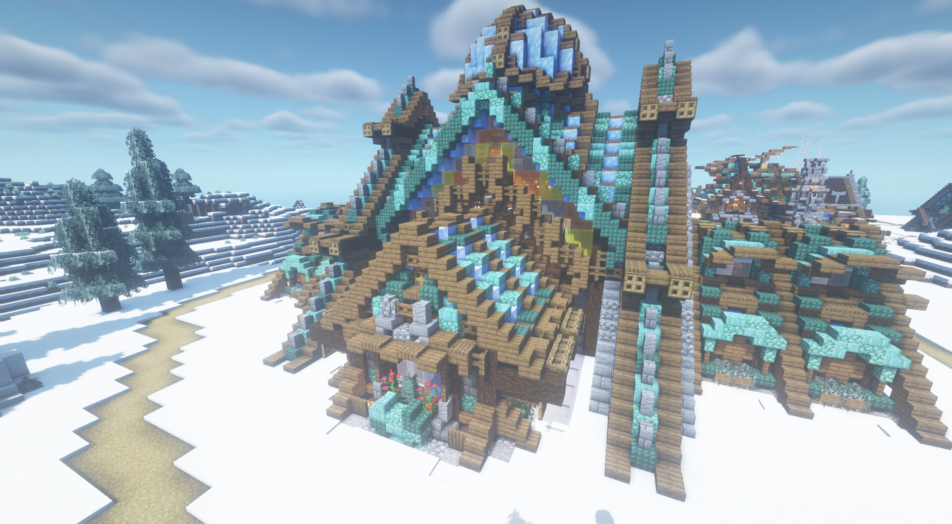 Mansion in the frontier Minecraft Map