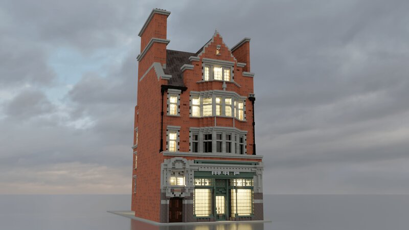 32 Iron Gate - 3:1 Scale Edwardian Townhouse Minecraft Map