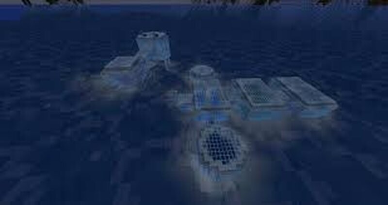 Underwater Base (Frozen Ocean) Minecraft Map