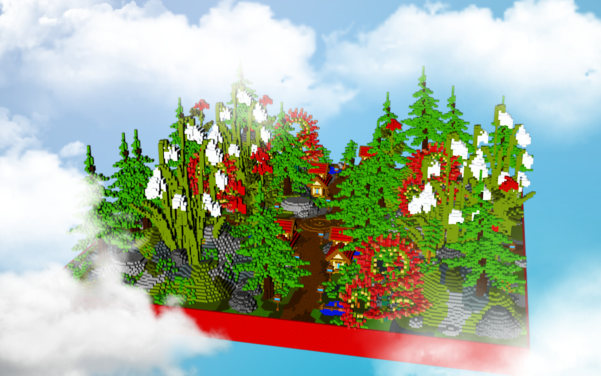 SUMMER HCF SPAWN Minecraft Map