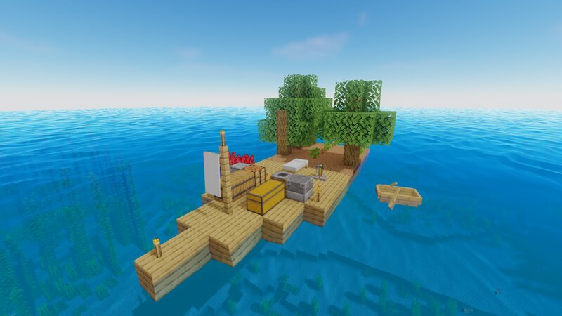 Raft Survival Minecraft Map