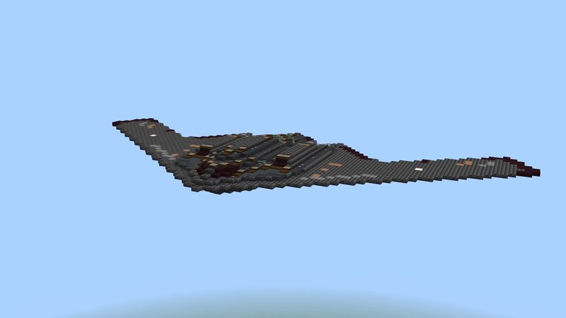 B-2 Spirit stealth bomber Minecraft Map