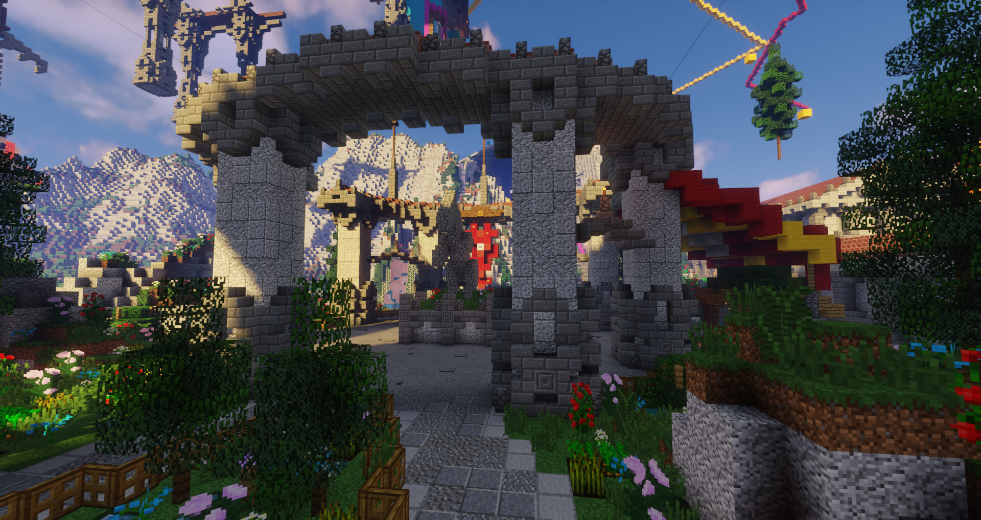 Emperor's Square medieval Minecraft Map