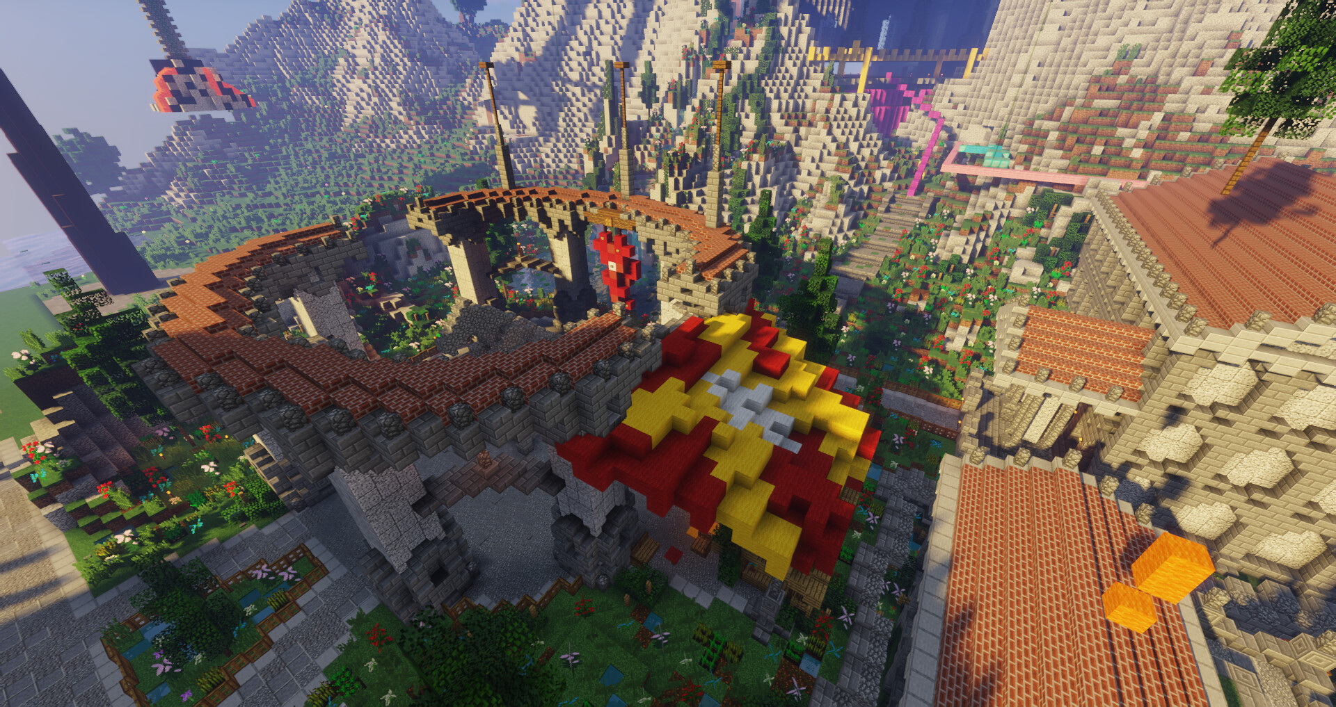 Emperor's Square medieval Minecraft Map