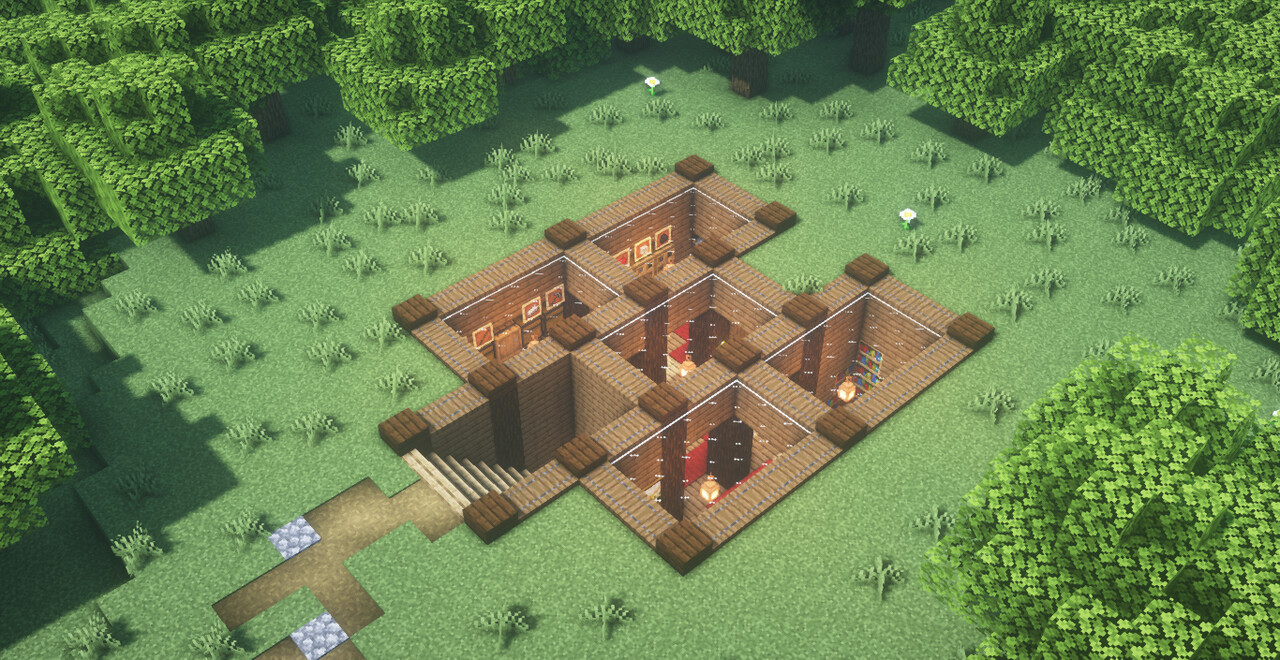 Underground Base | Basis of Survival Minecraft Map