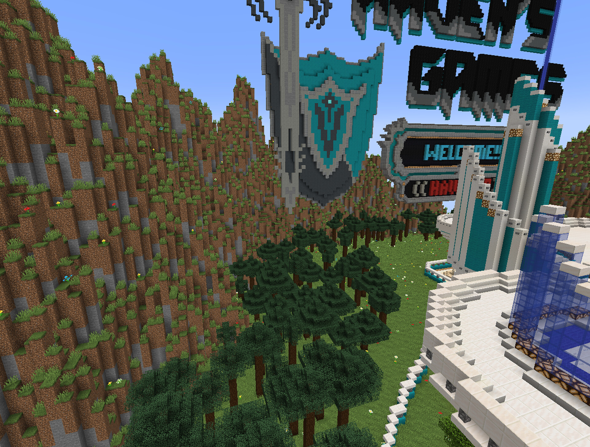 Haven's Games Spawn Minecraft Map