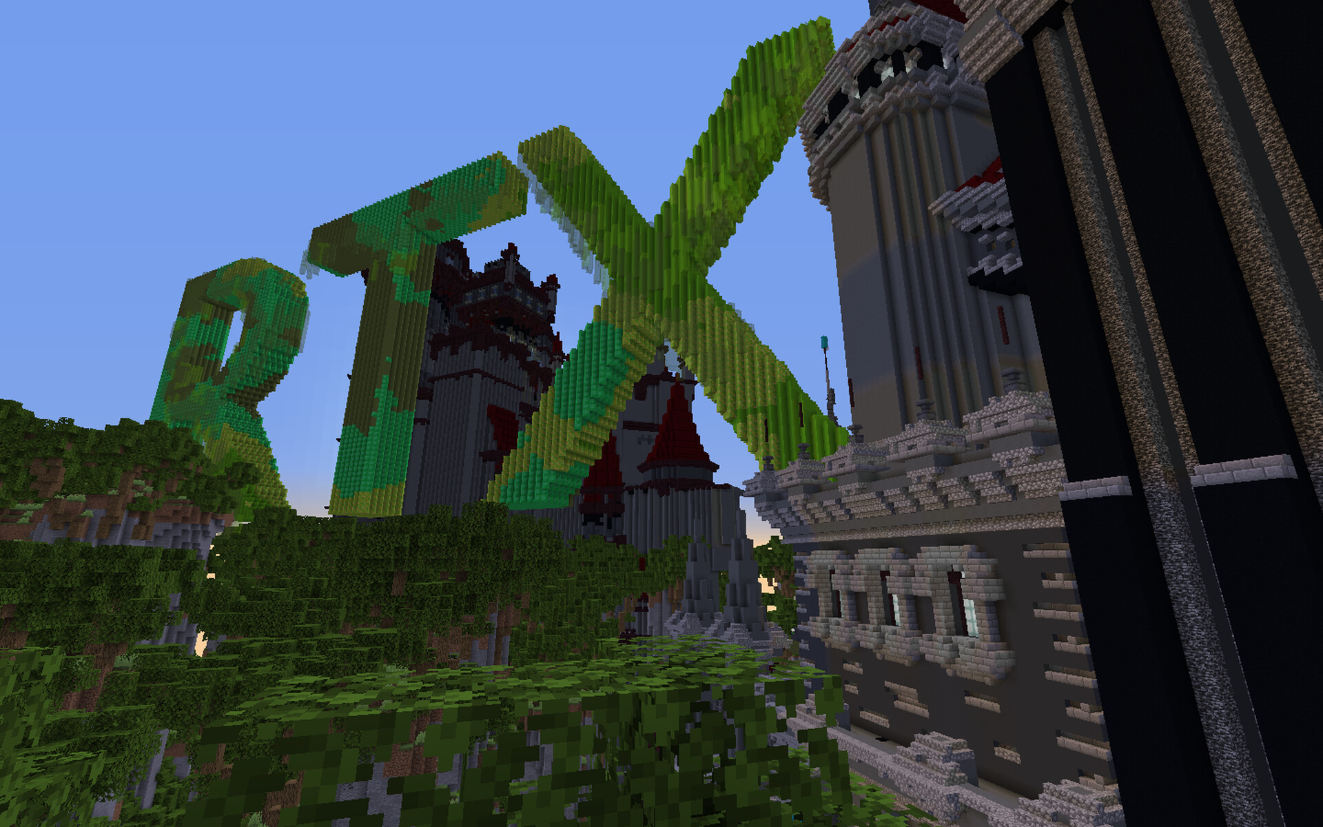 an event map from NVIDIA Minecraft Map