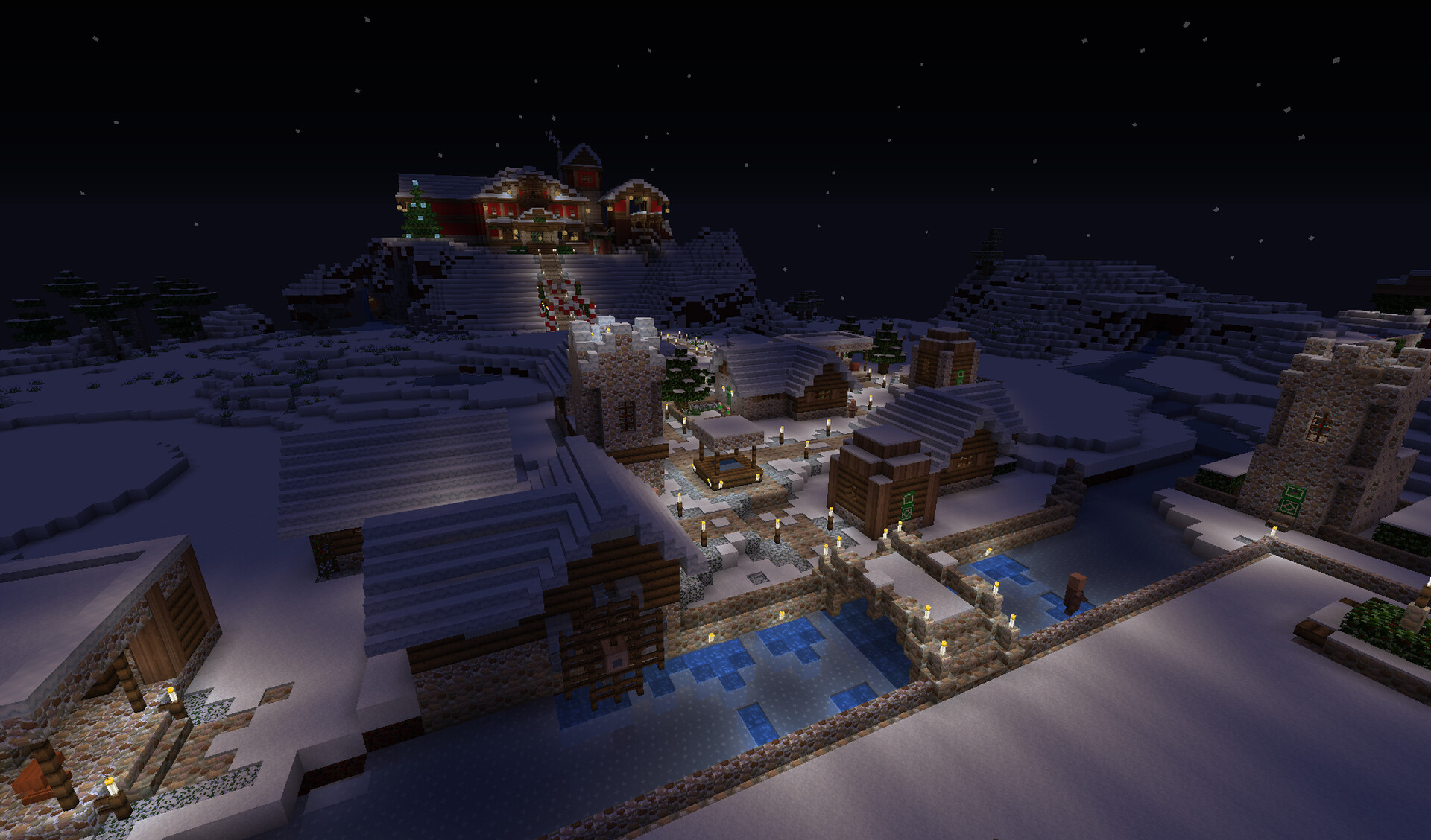 Festive Original World - 1.16.5+ Java Edition ( + Skins ) Minecraft Map