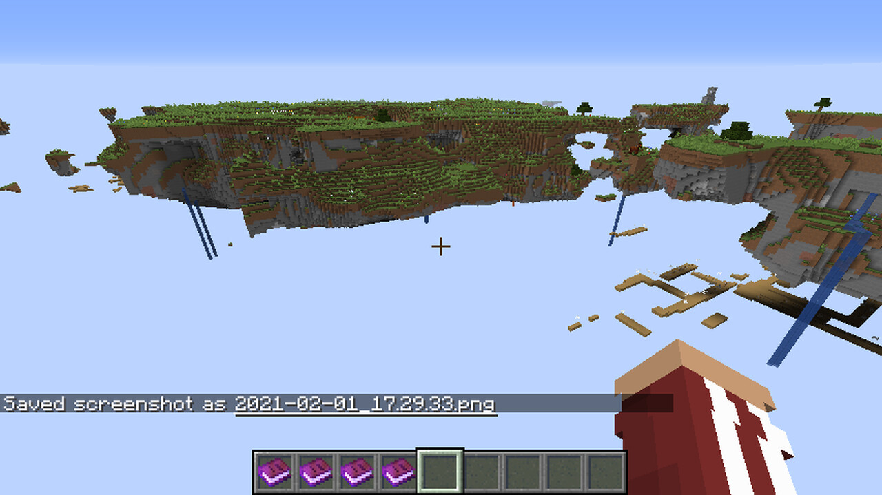 the floating world Minecraft Map