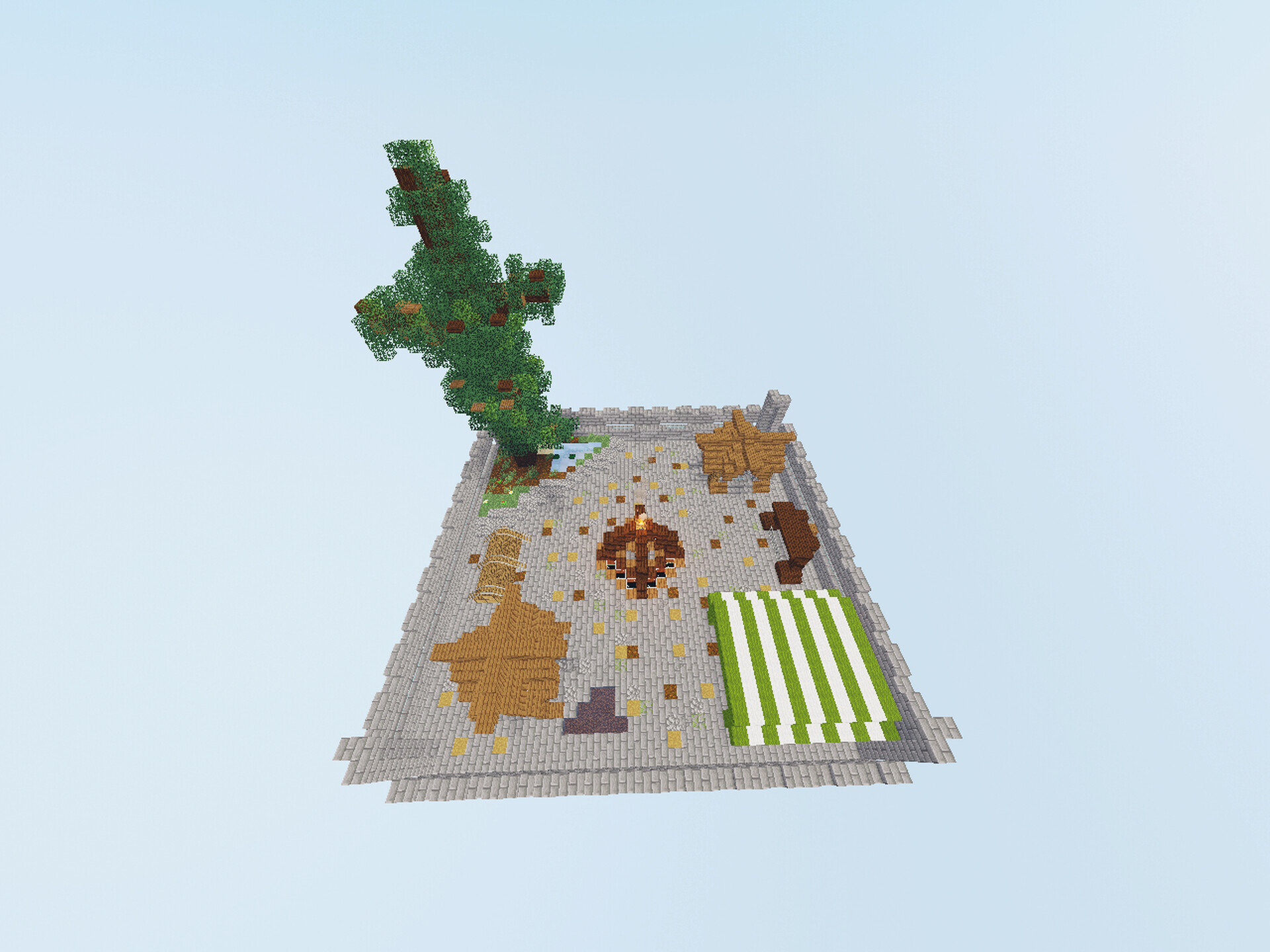 Mini Lobby stone Minecraft Map
