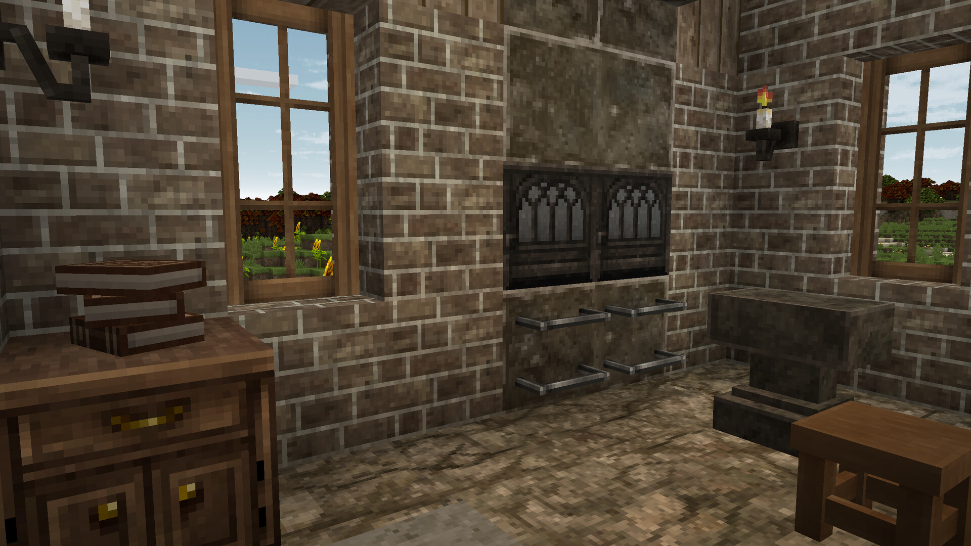 Blacksmith Forge Cottage - Cocricot Mod Minecraft Map