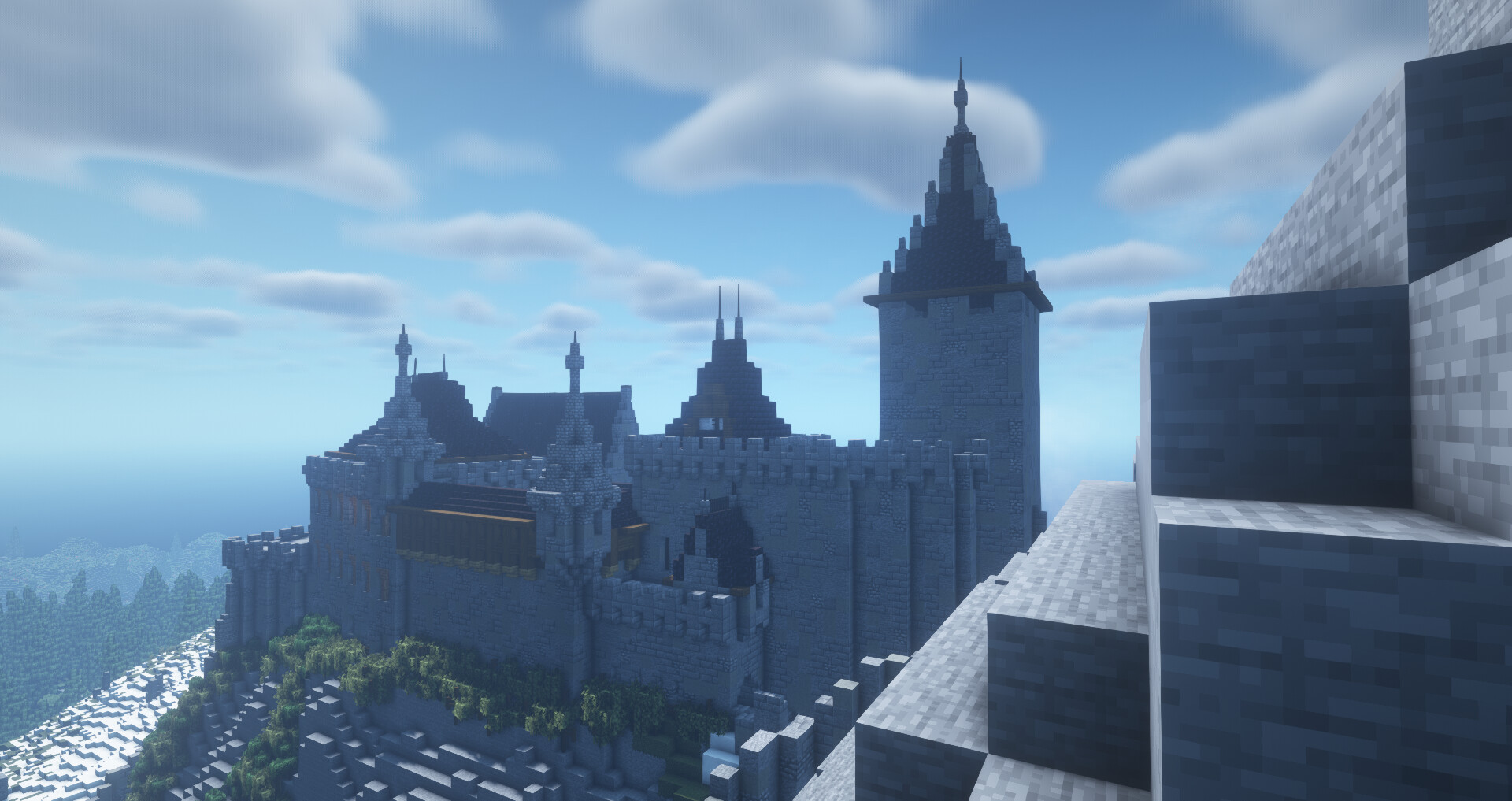 Medieval mountain castle (Alenvins Project) Minecraft Map