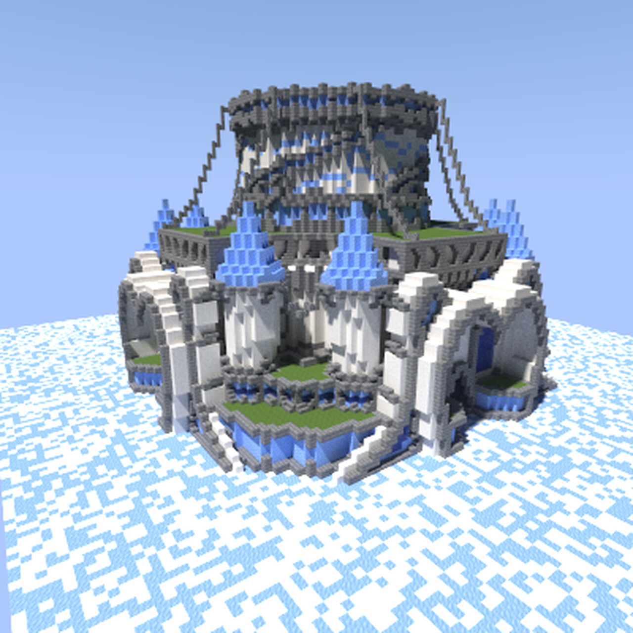 Castle Vicar (Fantasy Ice Castle) Minecraft Map