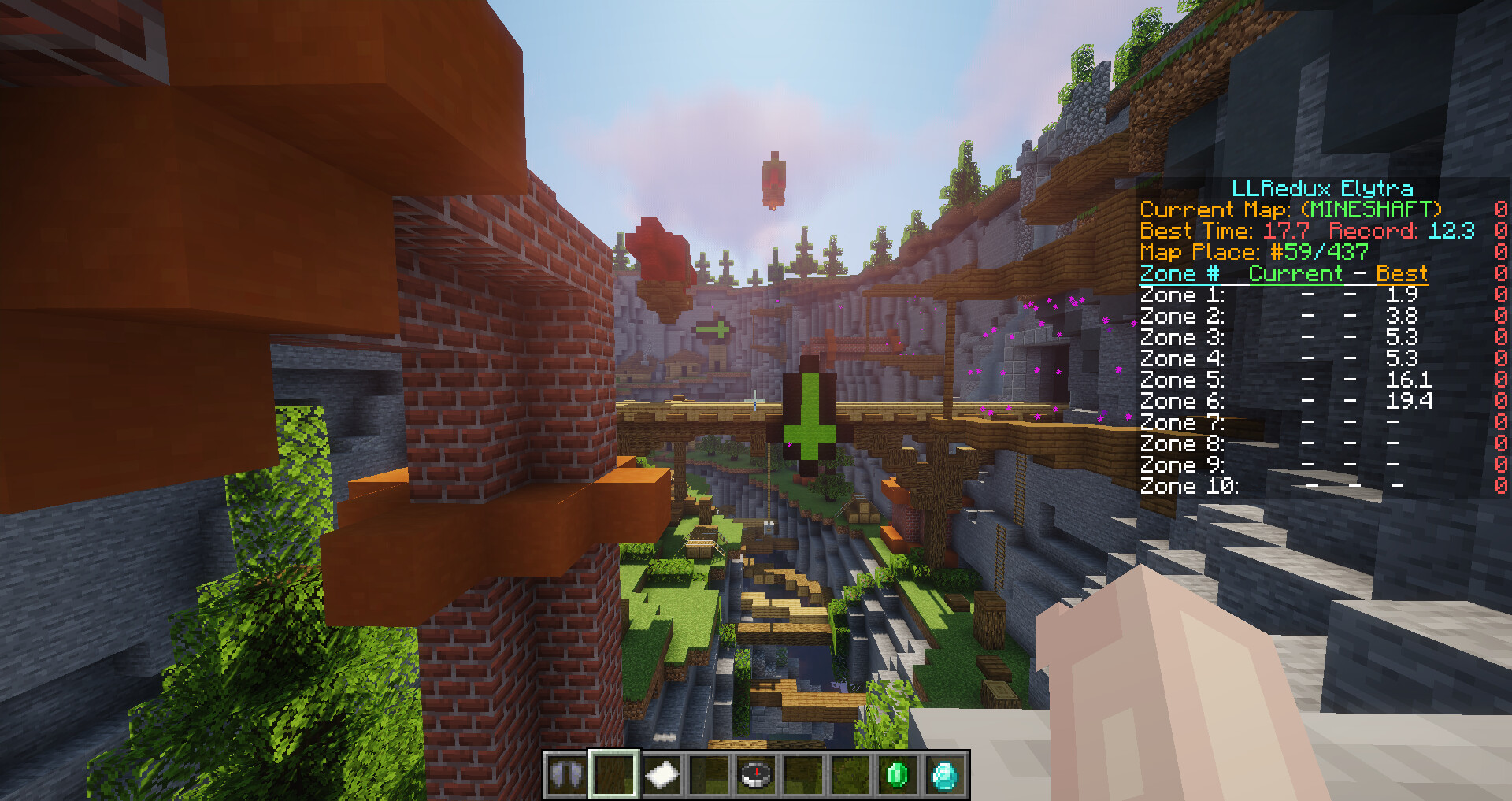 🦋 MineShaft (Elytra Map) 🦋 Minecraft Map