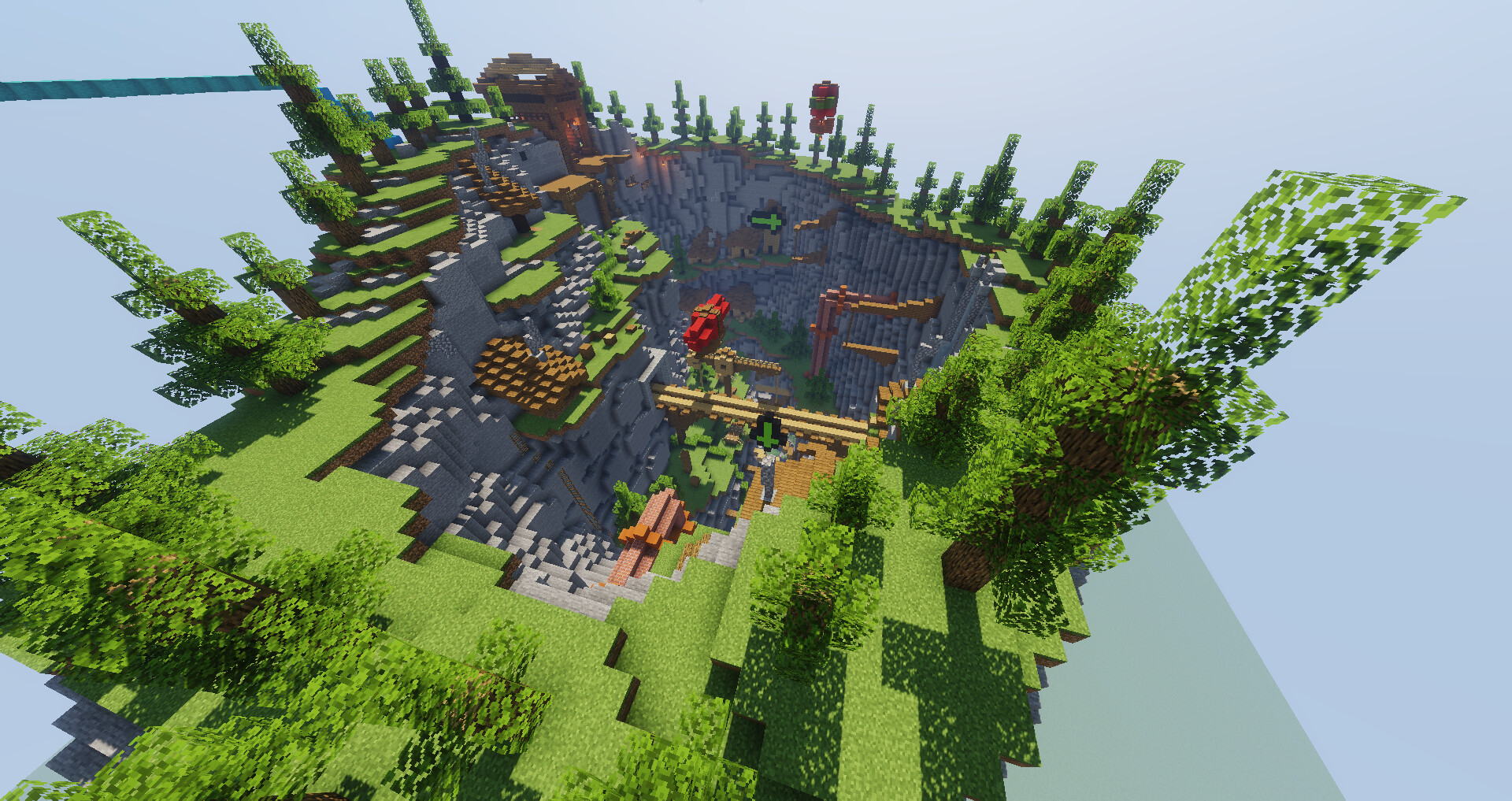 🦋 MineShaft (Elytra Map) 🦋 Minecraft Map