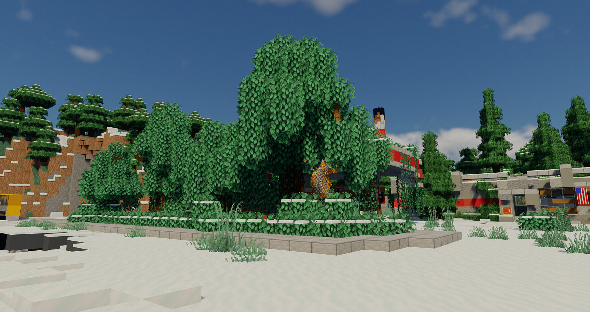 The Abandoned Snowy Plains Minecraft Map