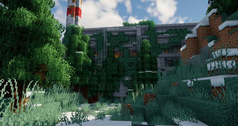 The Abandoned Snowy Plains Minecraft Map