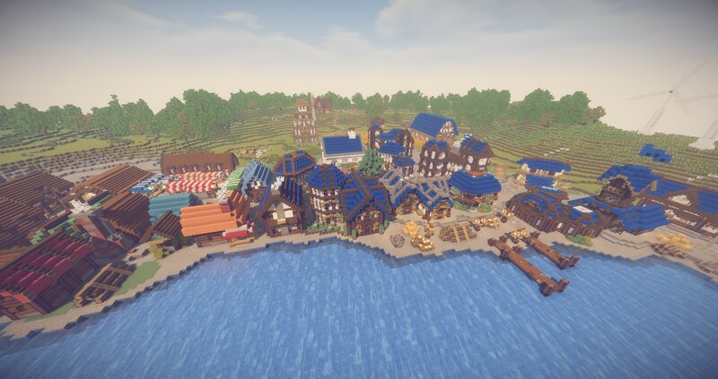 Ocean Port City Minecraft Map