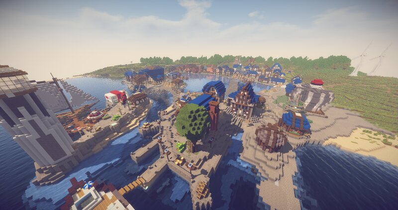 Ocean Port City Minecraft Map